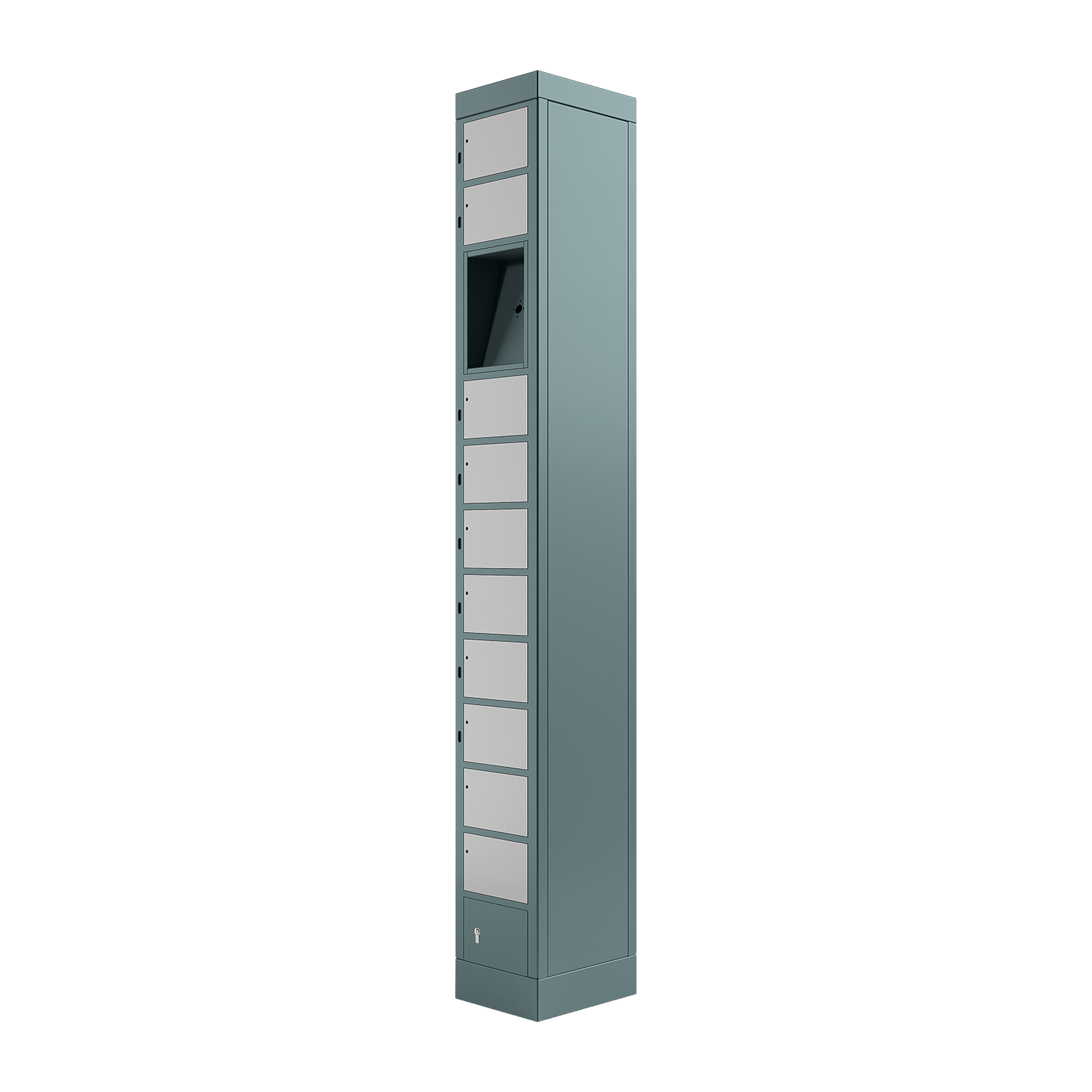 locker Cabinet S12-10 TO (10 compartments, space for User Terminal, no ...